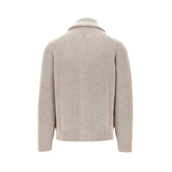DRUMOHR Merino Wool Cardigan With Shawl Collar