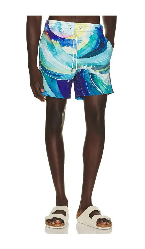 TRUNKS SURF & SWIM CO. Sano 6.5" Swim Short - Blue