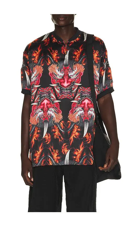 Y3 Satin Oni Jersey In Multi - Multicolour