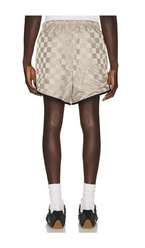 Fear Of God Checkered Gym Short In Grey