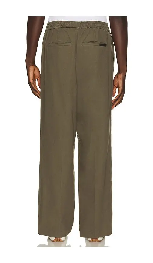 Fear Of God Pleat Front Drawstring Pant In Green