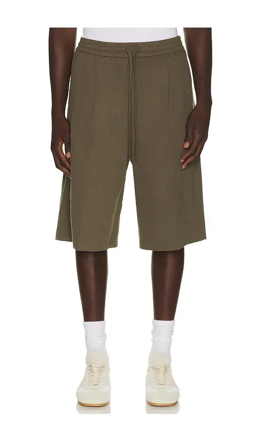 Fear Of God Relaxed Drawstring Short In Brown