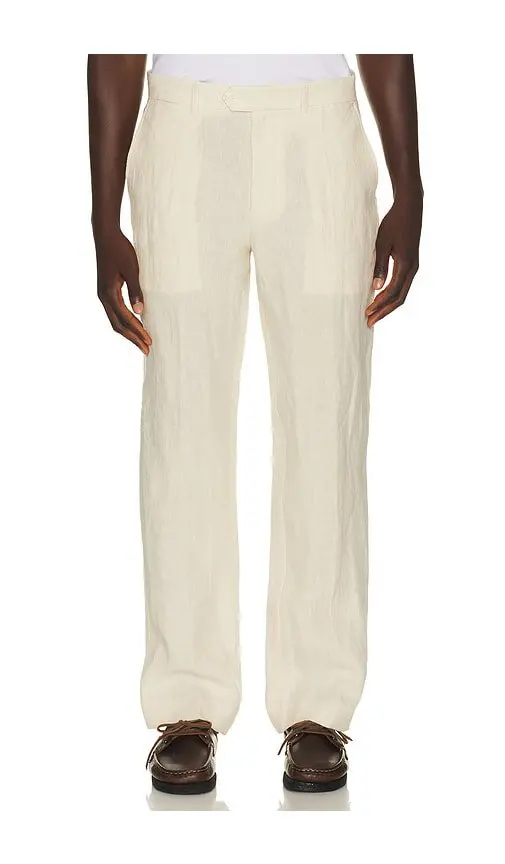 PERCIVAL Tailored Linen Trousers