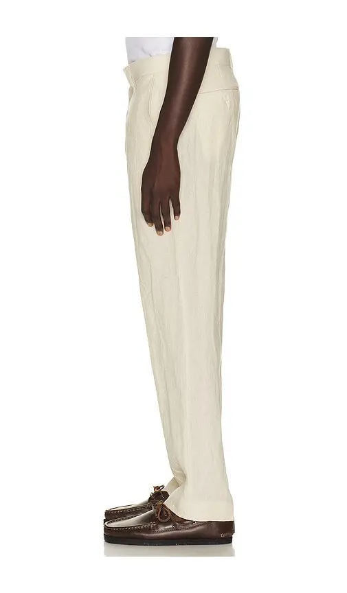 PERCIVAL Tailored Linen Trousers