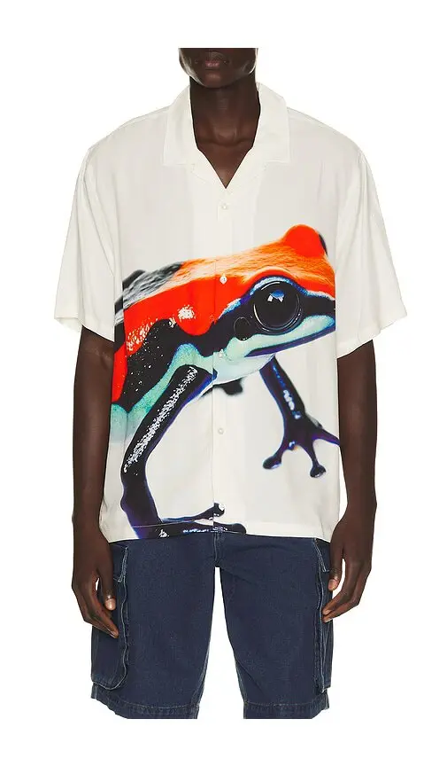 HUF Darien Resort Shirt In White
