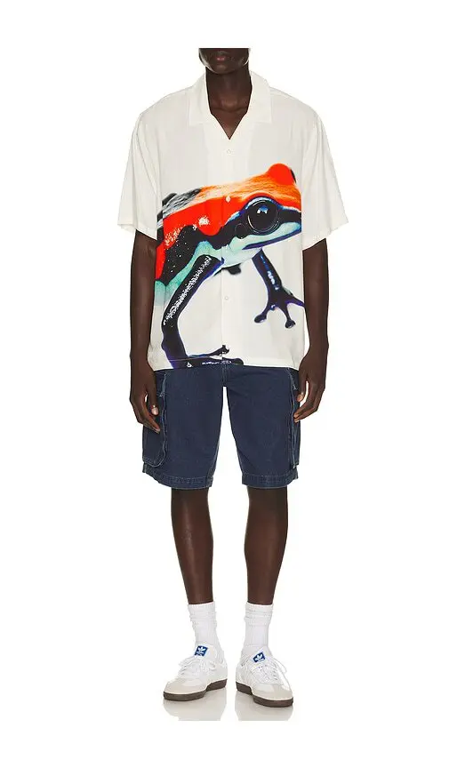HUF Darien Resort Shirt In White
