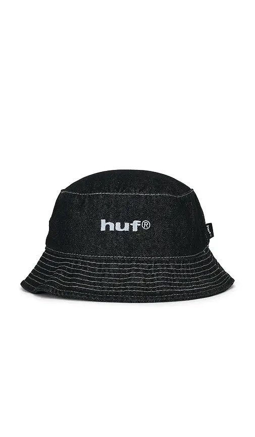 HUF Cassel Bucket Hat In Black