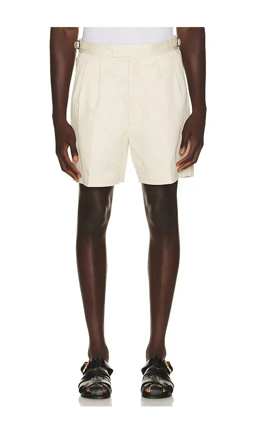 PERCIVAL Blake Double Pleated Shorts