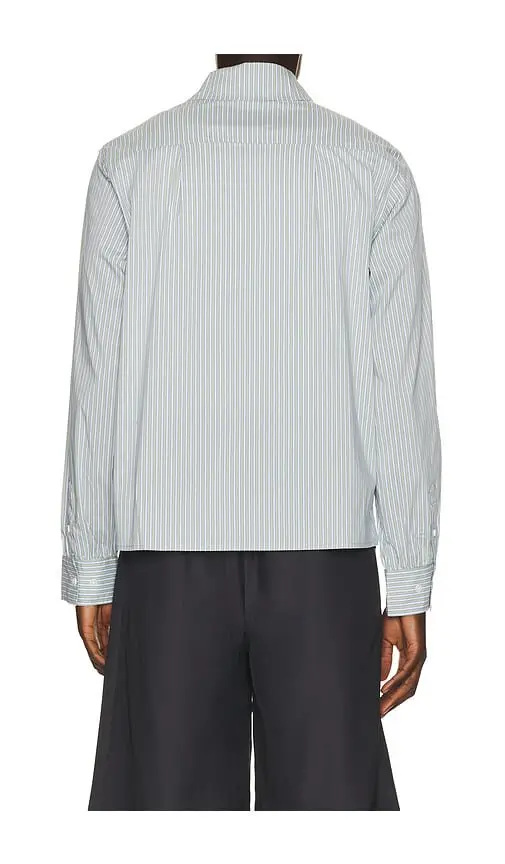 JUNGLES Woven Panel Business Shirt