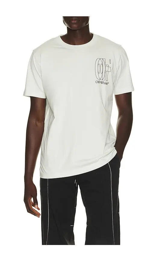 Off-White Double Arrow Slim Tee In White