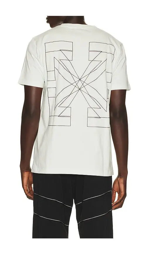 Off-White Double Arrow Slim Tee In White