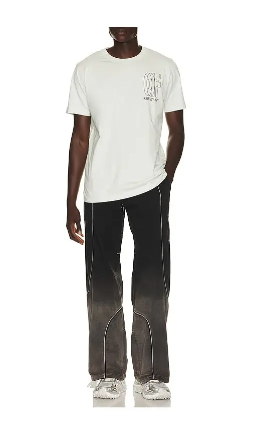 Off-White Double Arrow Slim Tee In White