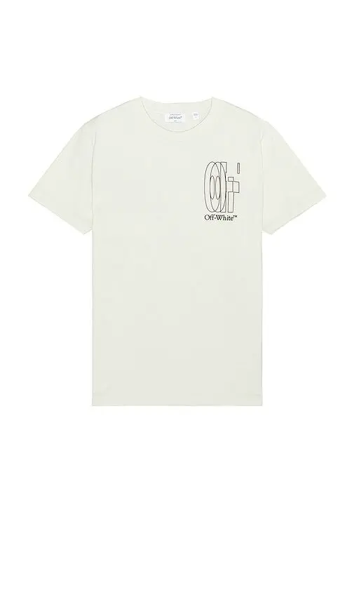 Off-White Double Arrow Slim Tee In White