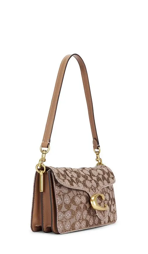 COACH Crystal Signature Soft Tabby 26 Shoulder Bag