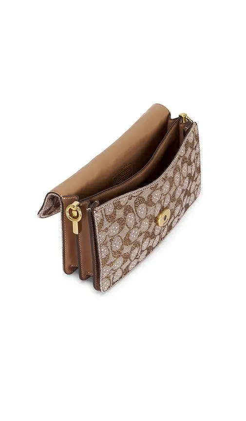 COACH Crystal Signature Soft Tabby 26 Shoulder Bag