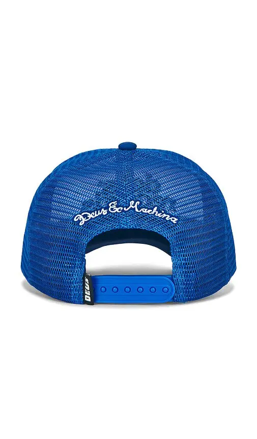 Deus Ex Machina Strata Trucker Hat In Blue