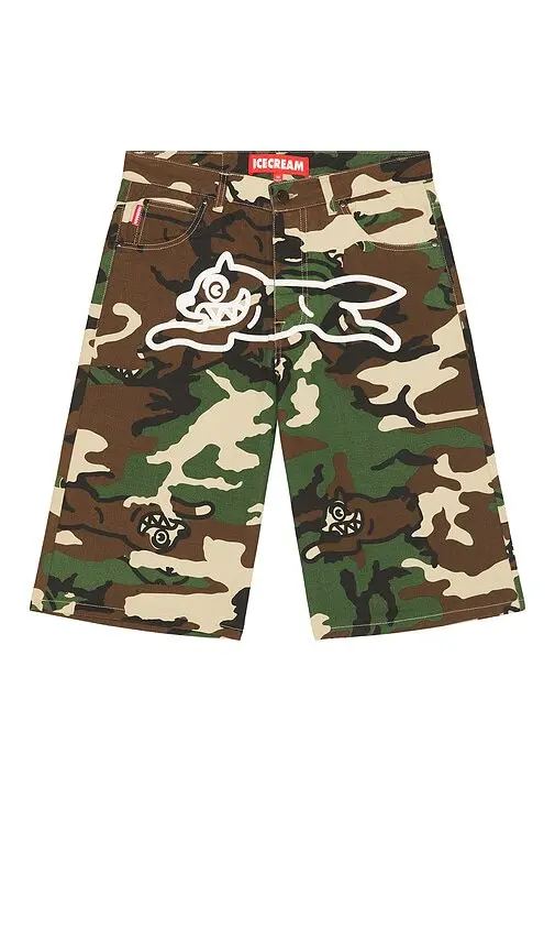 ICECREAM Icee Twill Short In Green
