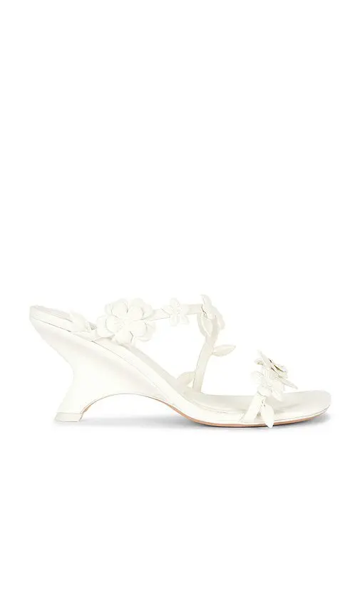 Simkhai Willow Leather Strappy Sandal - Ivory