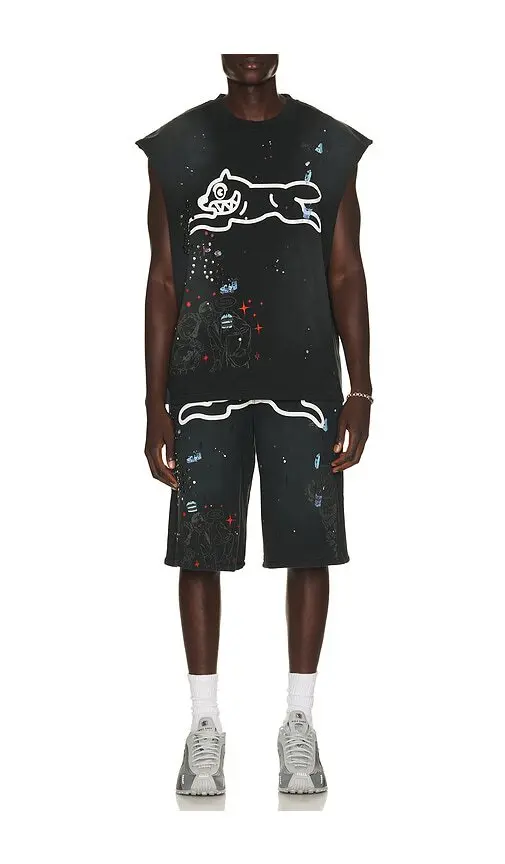 ICECREAM Milk Shake Terry Shorts In Grey