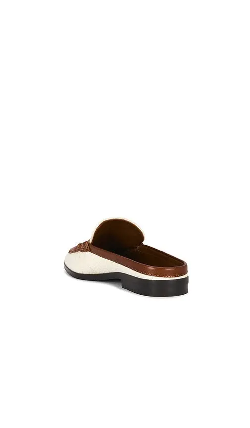 Simkhai Canvas Combo Loafer Mule