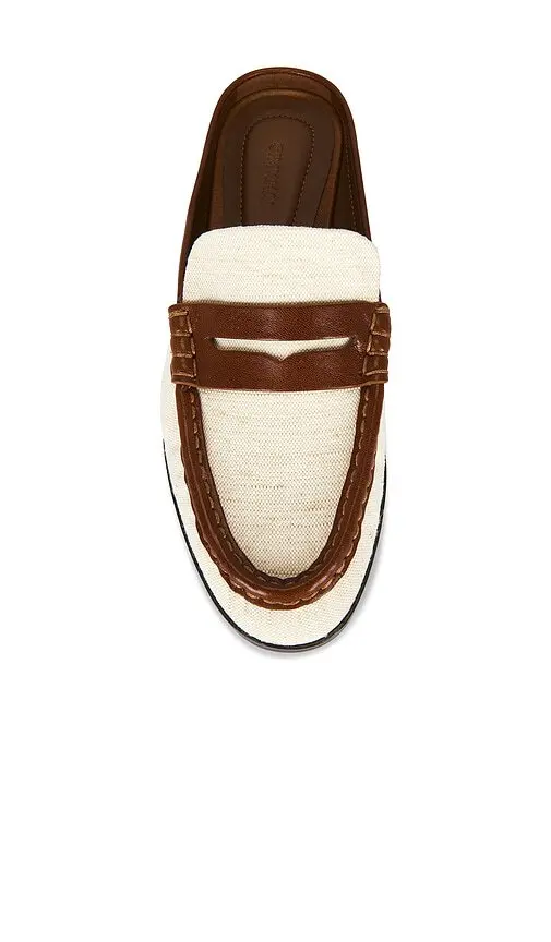 Simkhai Canvas Combo Loafer Mule