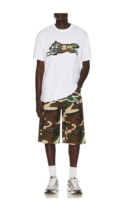 ICECREAM Camo Dog Short Sleeve Tee