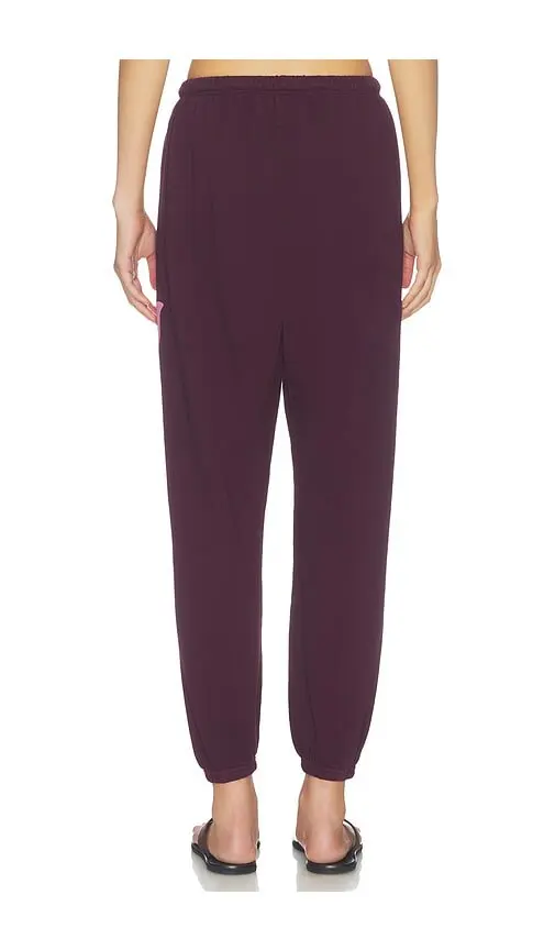 FREECITY Large Sweatpant In Burgundy