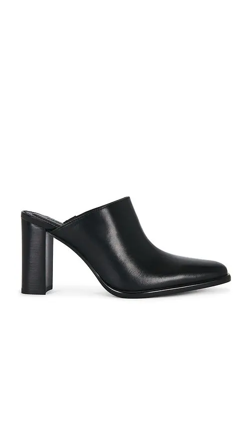 Simkhai Carolyn Vachetta Leather Mule - Black