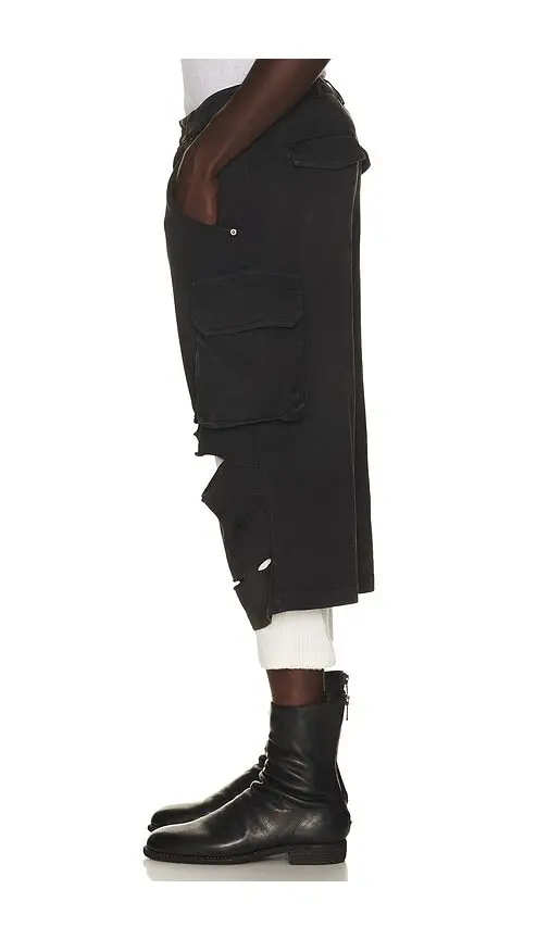 424 Ripped Bermuda Shorts