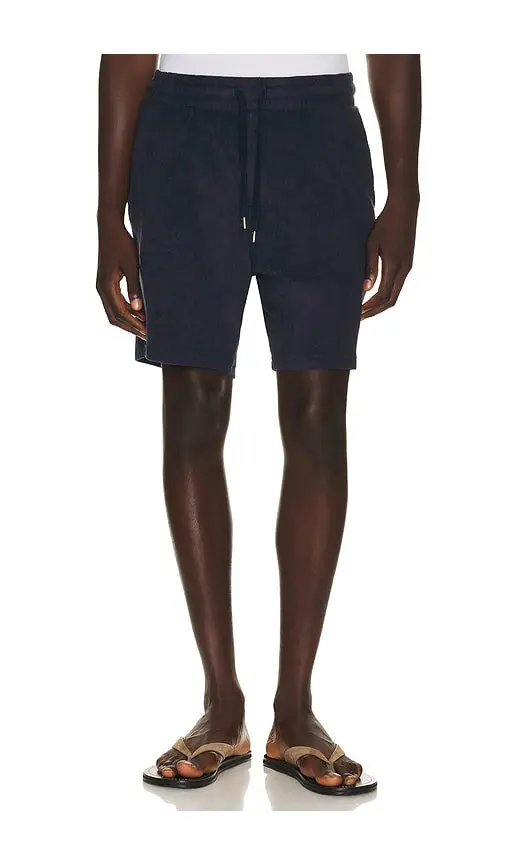 Frescobol Carioca Augusto Terry Cotton Blend Shorts