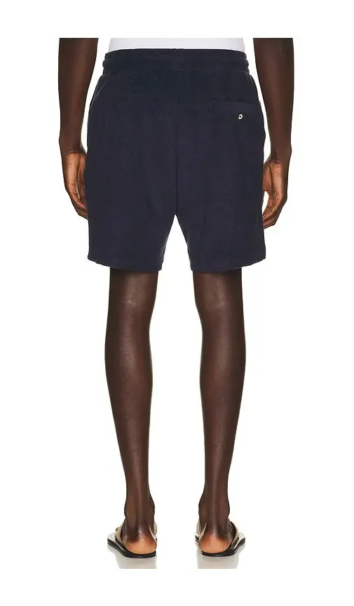 Frescobol Carioca Augusto Terry Cotton Blend Shorts