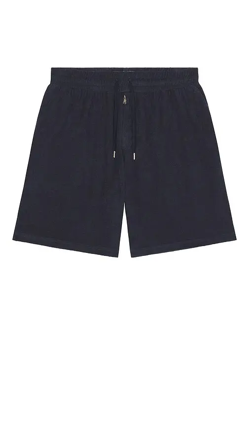 Frescobol Carioca Augusto Terry Cotton Blend Shorts