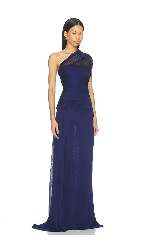 Misha Collection The Interwoven Dress In Blue