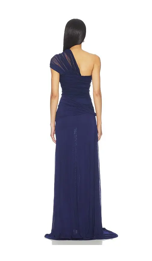 Misha Collection The Interwoven Dress In Blue