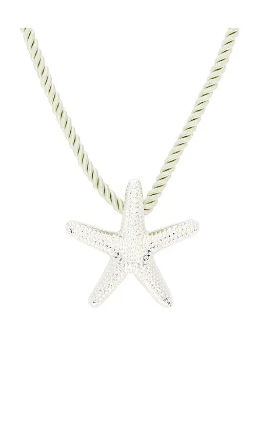 Ettika Starfish Statement Oendant Necklace In Metallic