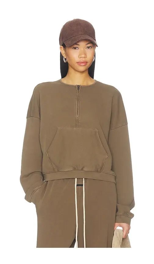 Fear Of God Relaxed Half Zip Sweater