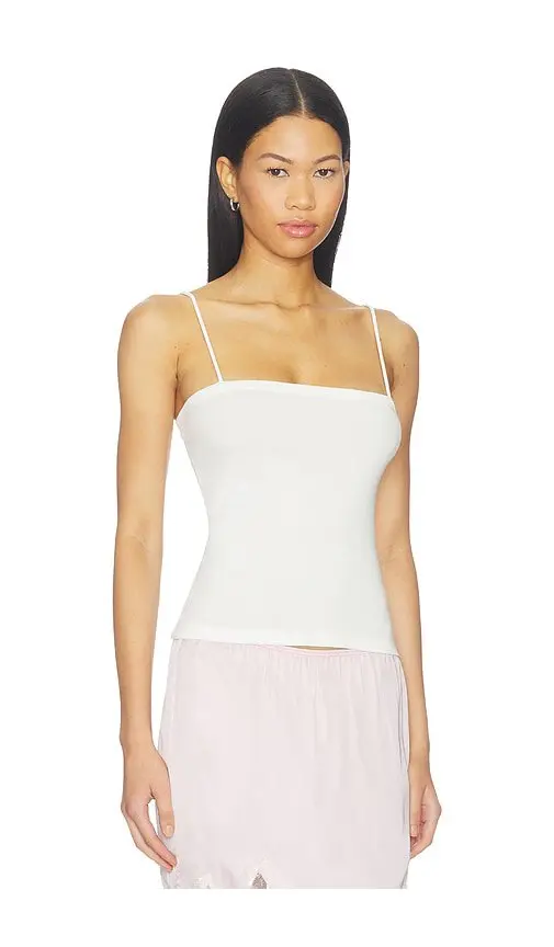 ST. AGNI Organic Cotton Square Neck Cami