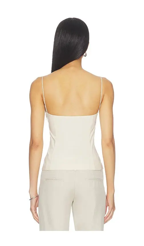 ST. AGNI Studio Cami Top In Cream