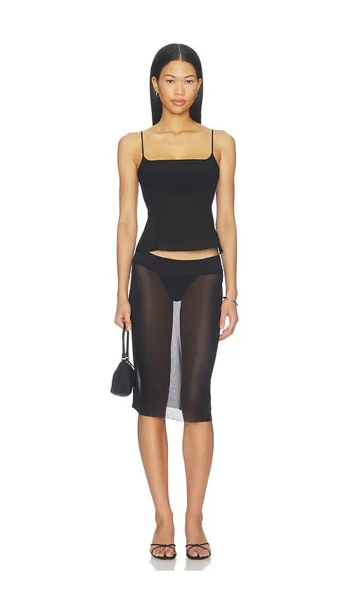 ST. AGNI Stretch Silk Cami