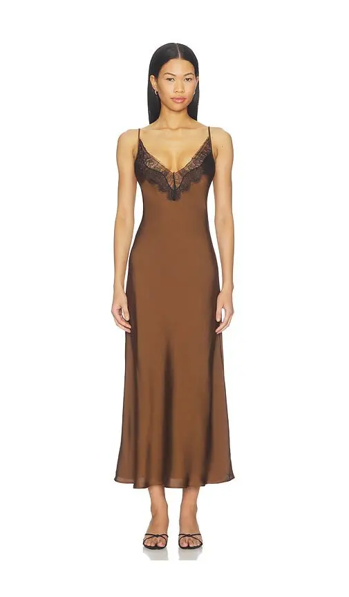 Rue Sophie Cleste Dress - Brown