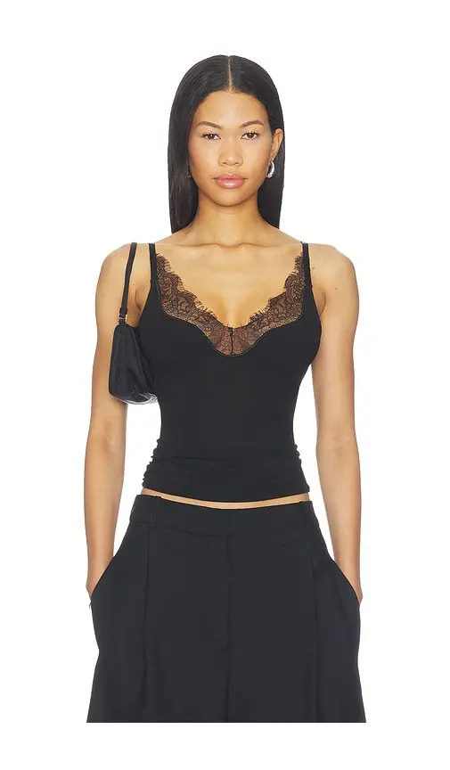 Rue Sophie Auriane Cami Top - Black