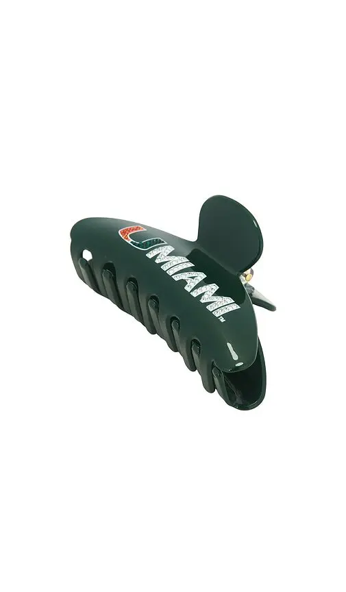 Baublebar University Of Miami Claw Clip - Green