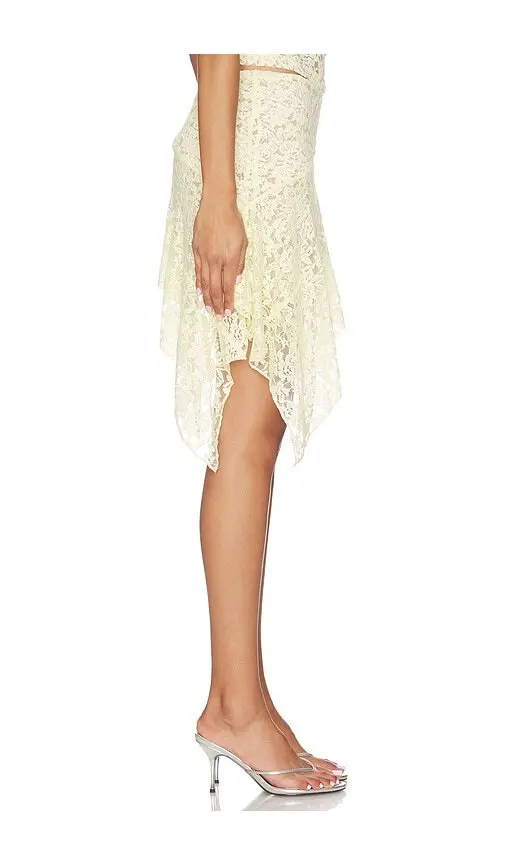 Lioness Palisades Mini Skirt In Cream