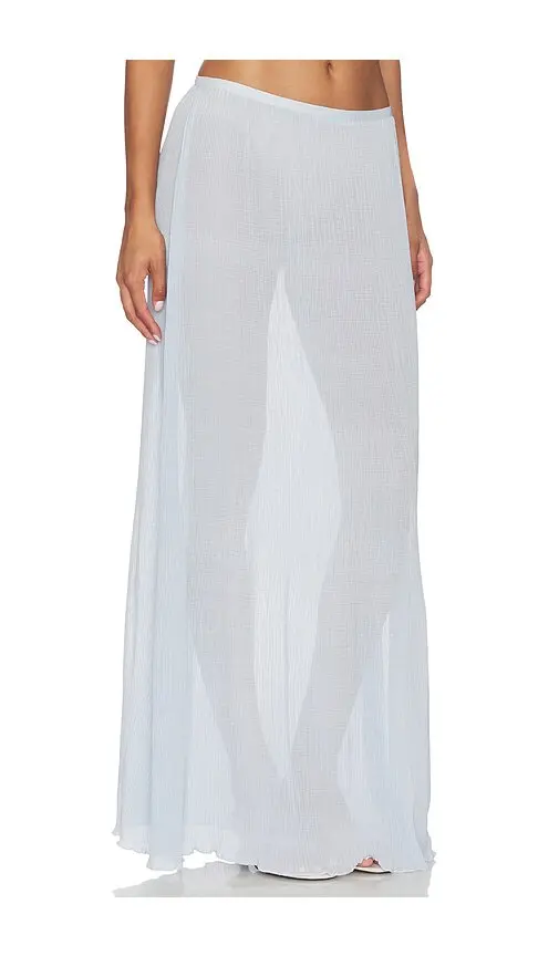 Lioness Maxi Skirt - Soft Blue