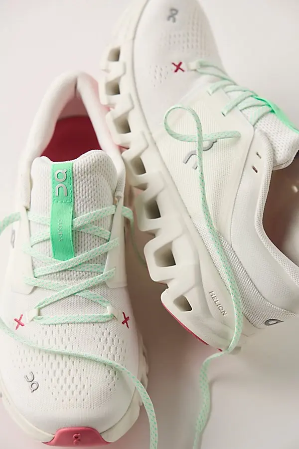 On X 5 Lace-up Athletic Sneakers - Ivory/ice
