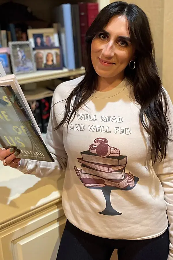 OVERSEASONED Well Read And Well Fed Crewneck