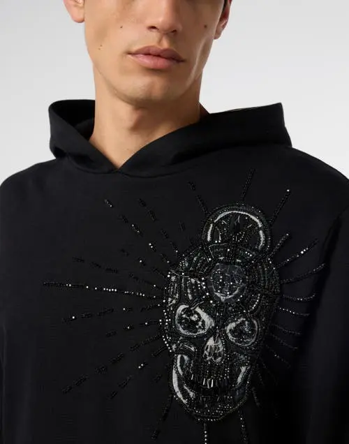 Philipp Plein Hoodie Skull Stones