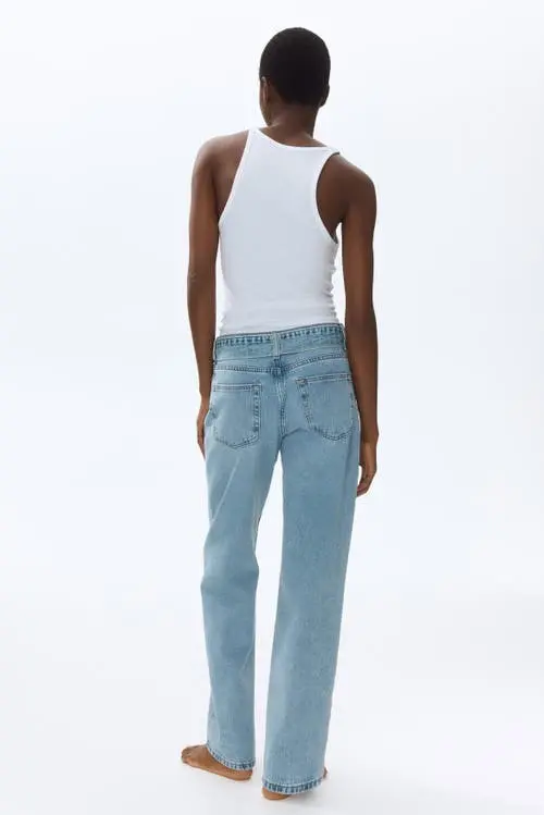 H&m Barrel-leg High-waist Jeans