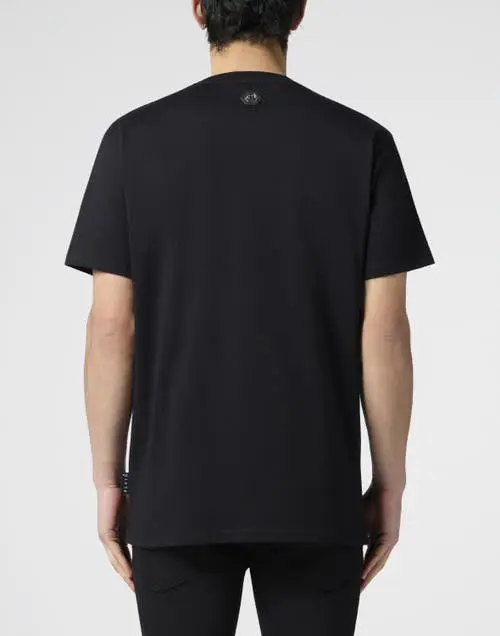 Philipp Plein Round Neck T-shirt Skull Stones