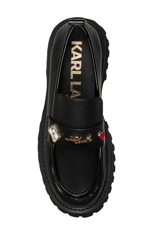 Karl Lagerfeld Paris Greenly Platform Loafer